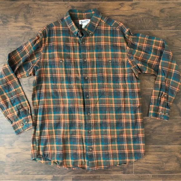Duluth Trading Co | Shirts | Duluth Trading Company Mens Plaid Long ...